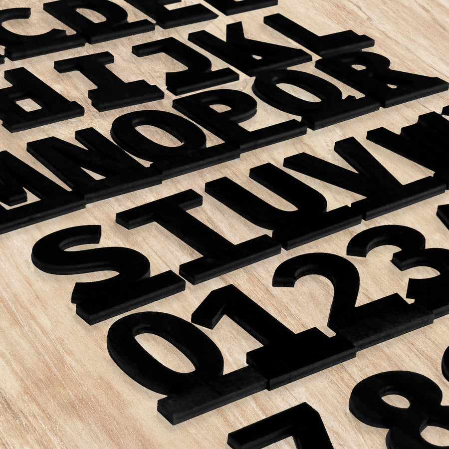 Schriftzeichen für Buchstaben-Wandleiste – Acrylic Works
